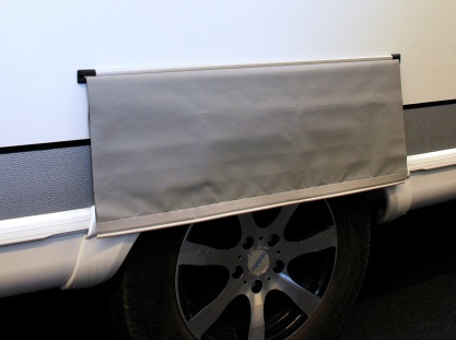 Single Caravan Wheel Arch Cover - Tent Hire Direct